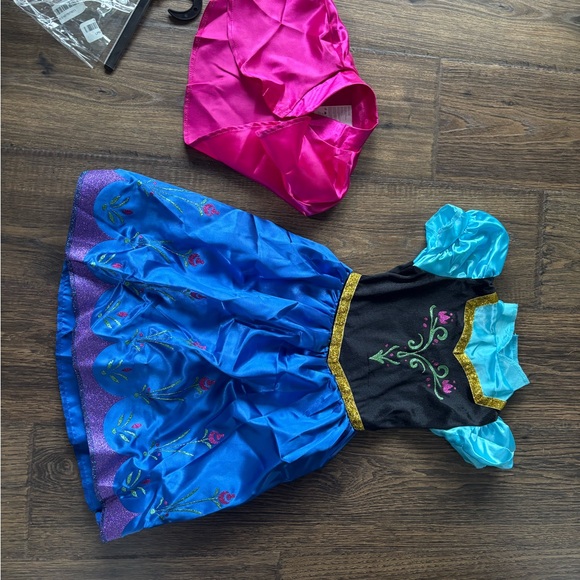 Disney | Costumes | Disney Ana Princess Costume Dress Blue Black And ...